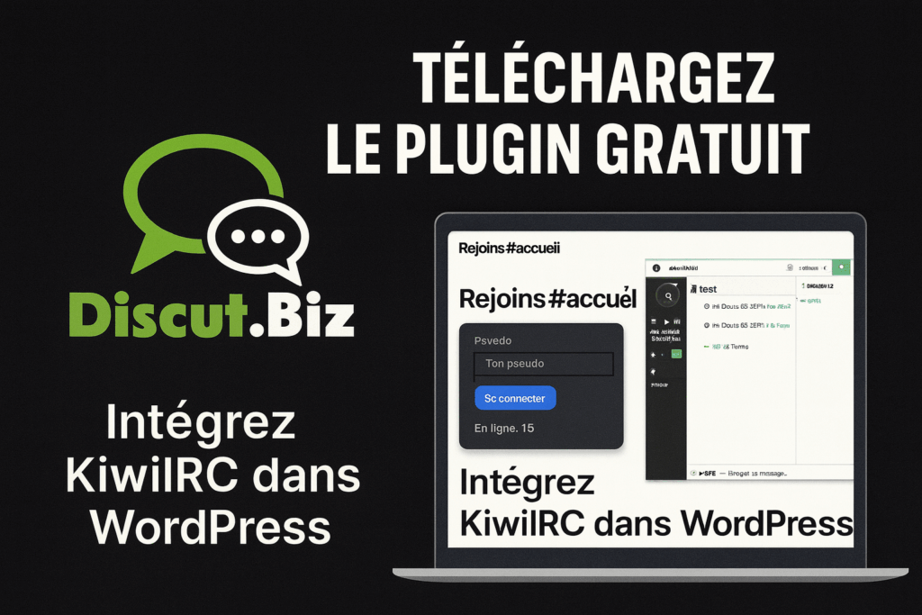 Plugin WordPress IRC – Discut.biz IRC Connect (KiwiIRC) - C-VC ...